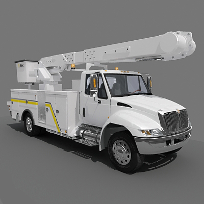 3d utility bucket truck