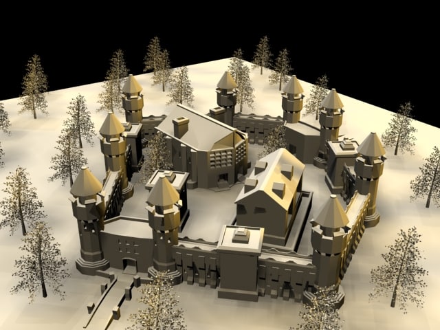 castelo Modelo 3D - TurboSquid 351425