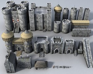castle 3d obj