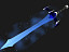 elemental sword ice 3d model