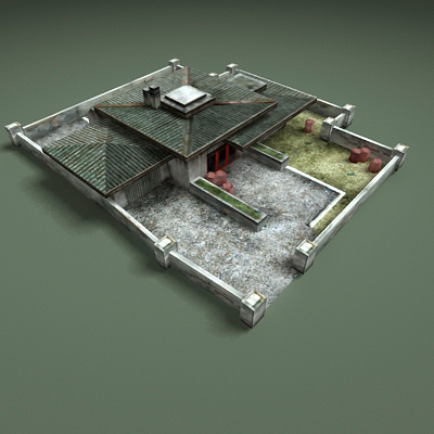 house level 3d model