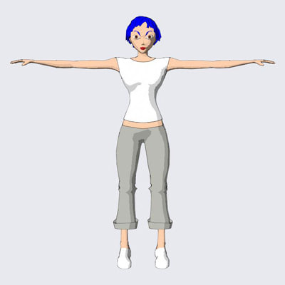 maya cartoon woman female