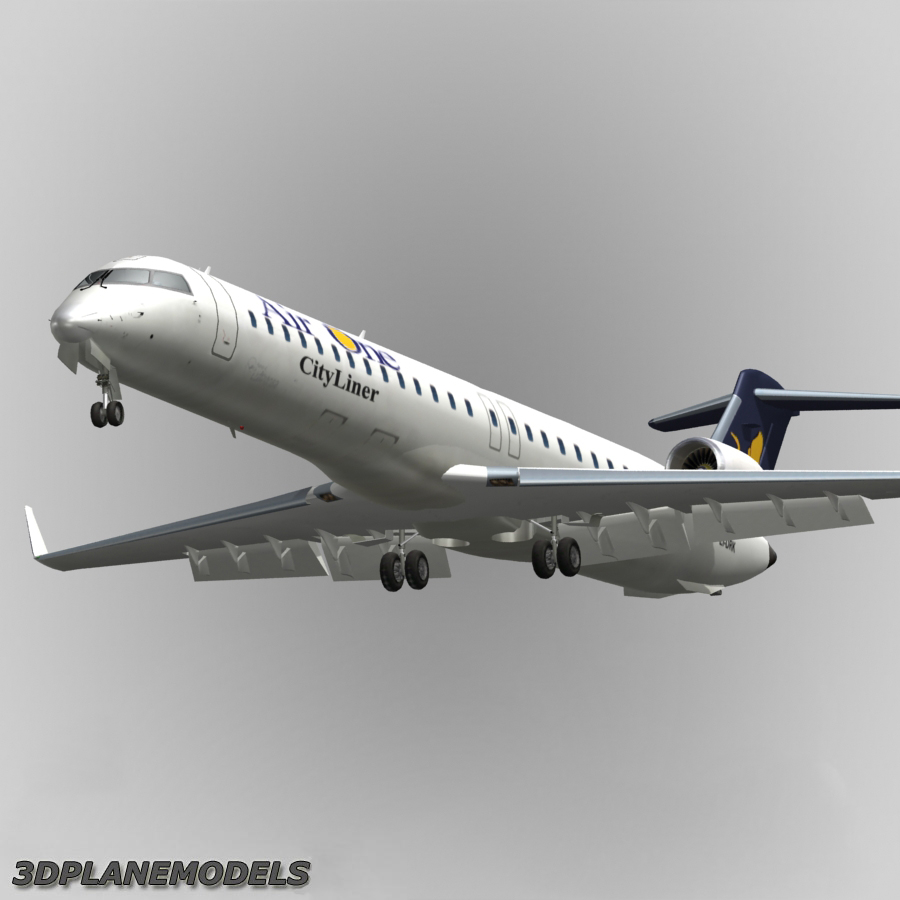 bombardier crj-900 air 3d model