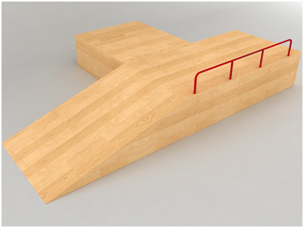 skate ramps 3d model