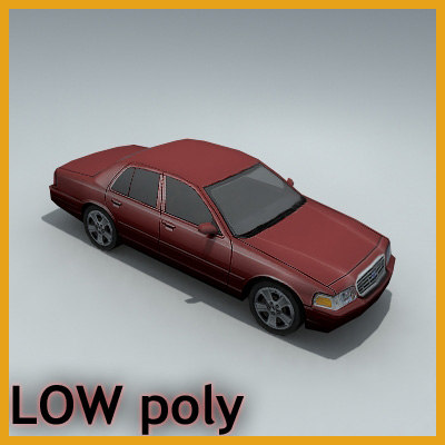 3D модель седан 3 - max7 3ds gmax - TurboSquid 353348