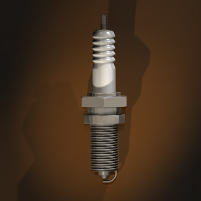 ignition plug spark 3d model