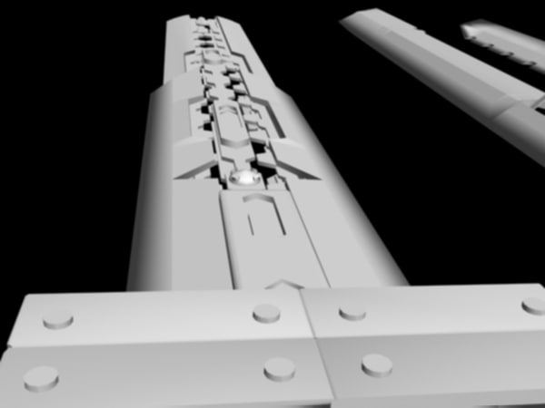 free cloud sword 3d model