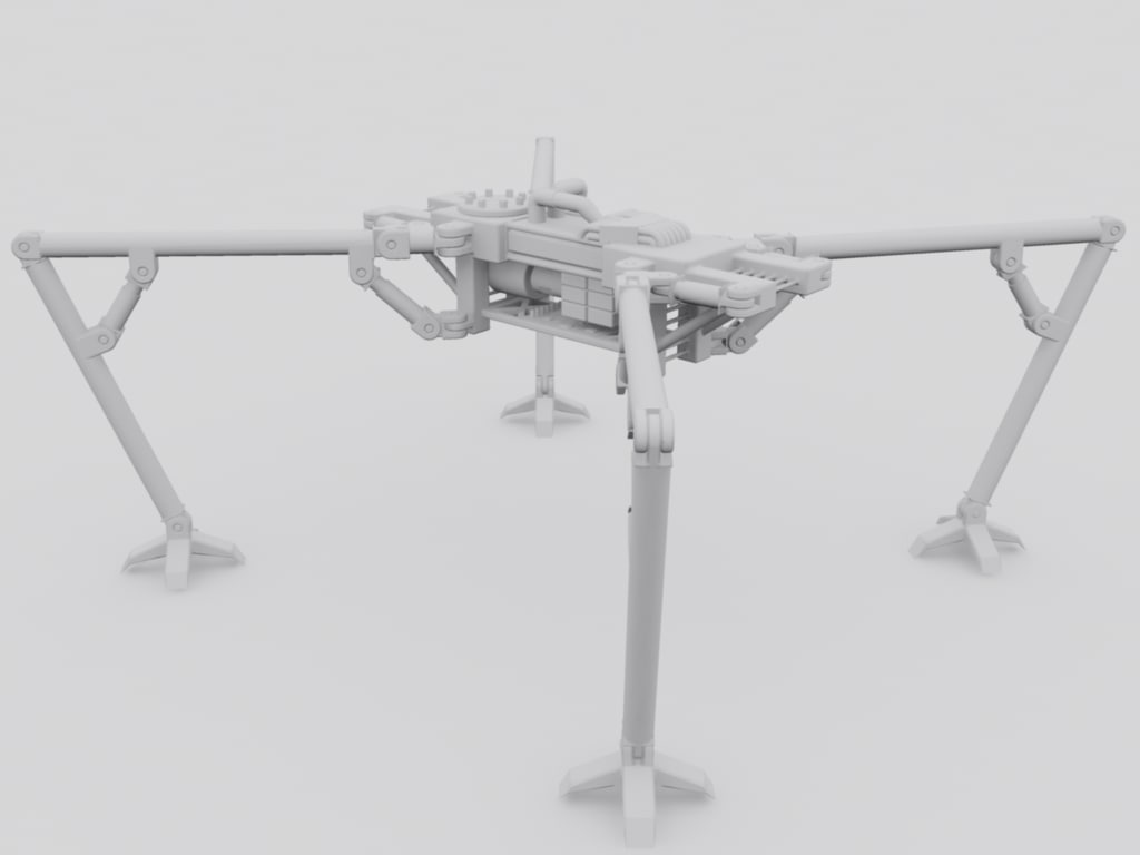 4 legged chassis robotic max