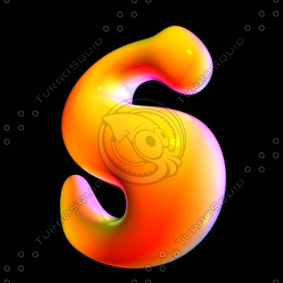 3ds max organic font letter s