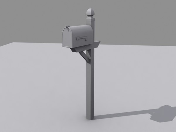 3ds max mailbox letterbox