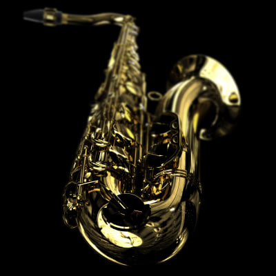 saxophone 3d max