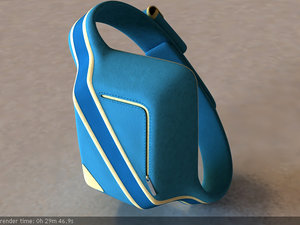 school bag backpack 3d model