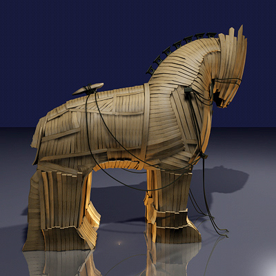 trojan horse 3d model