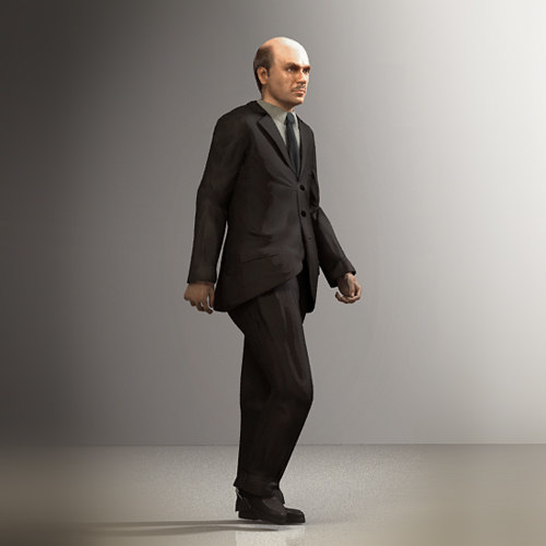 normal mapping rigged characters 3d model