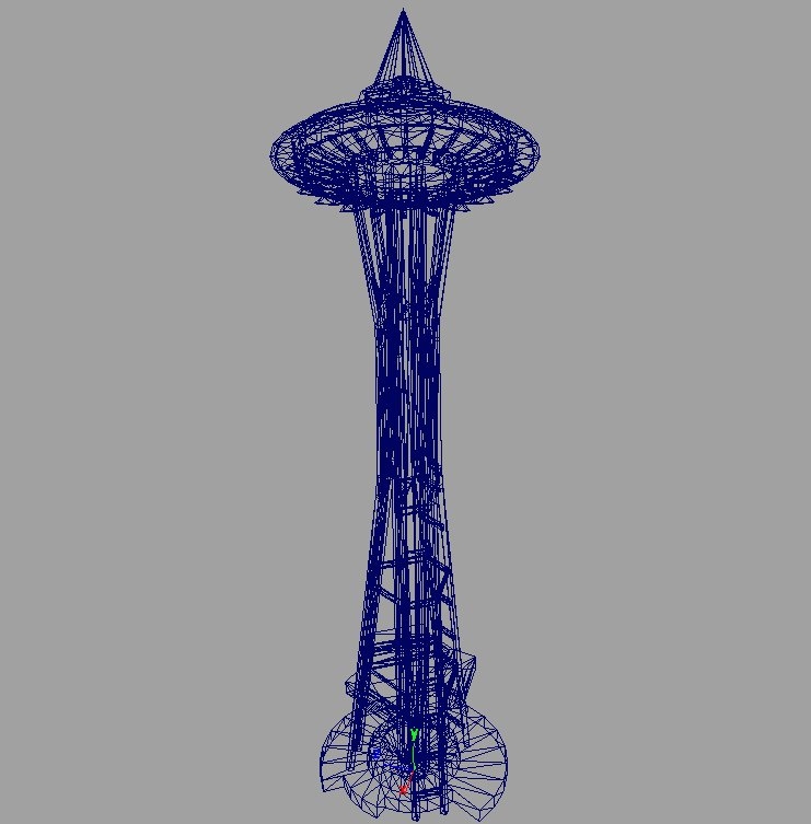3d model seattle landmark
