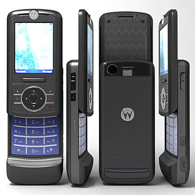 3dsmax motorola rizr z3 mobile phone