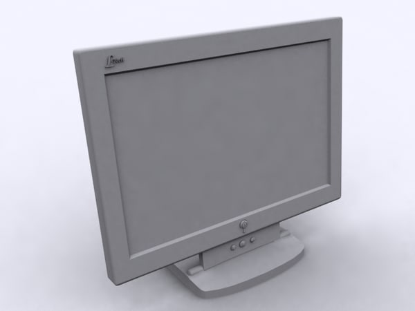 flat screen pc monitor 3d model