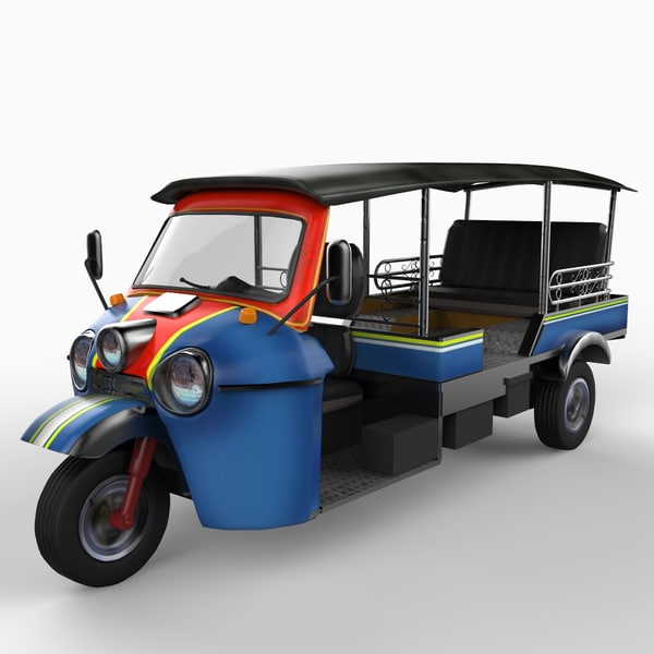 Tuk-Tuk 3D Models for Download | TurboSquid