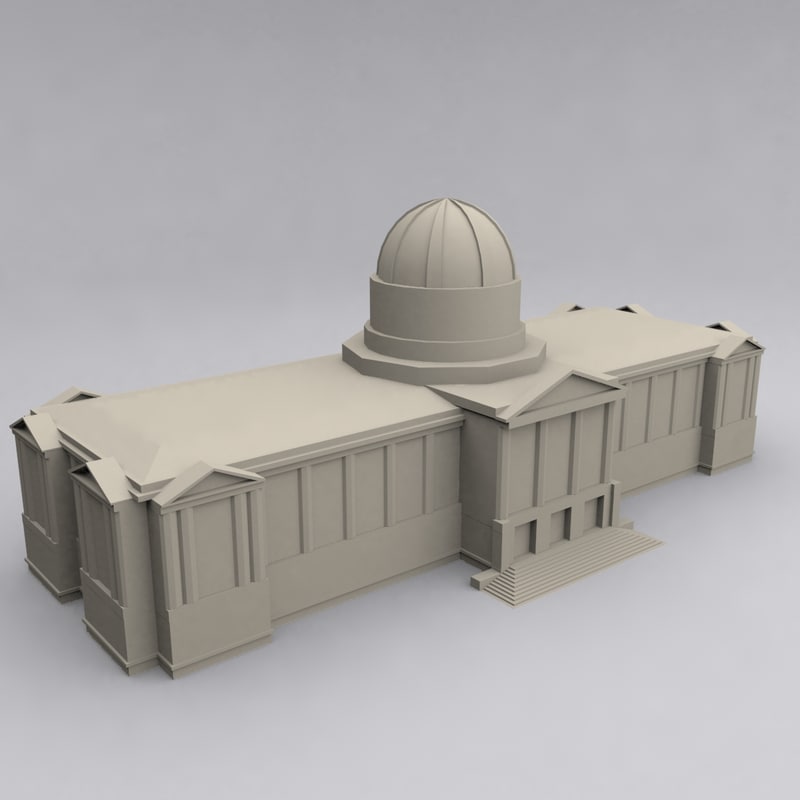 city hall 3d model