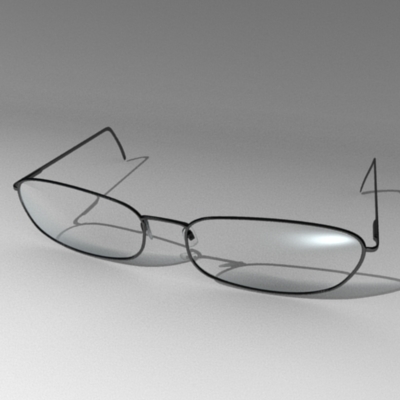 3d glasses model