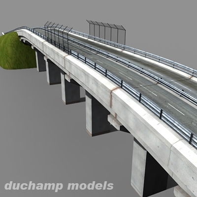 3d highway bridge