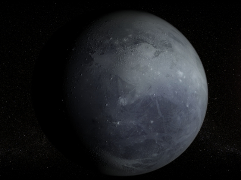 pluto 3d model