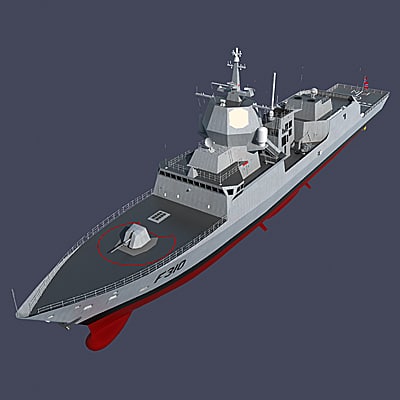 3ds max nansen class frigates royal