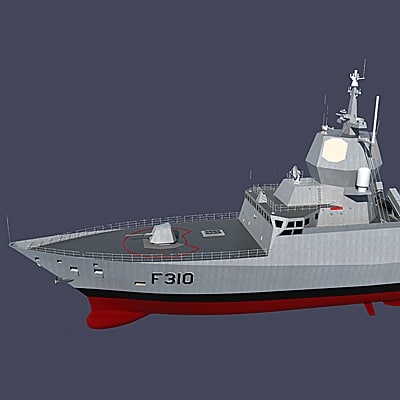 3ds max nansen class frigates royal