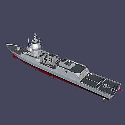 3ds max nansen class frigates royal