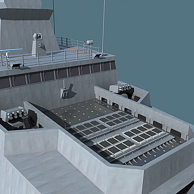 formidable class frigates singapore 3d model