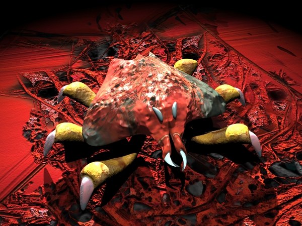 lwo creepy crab alien creature