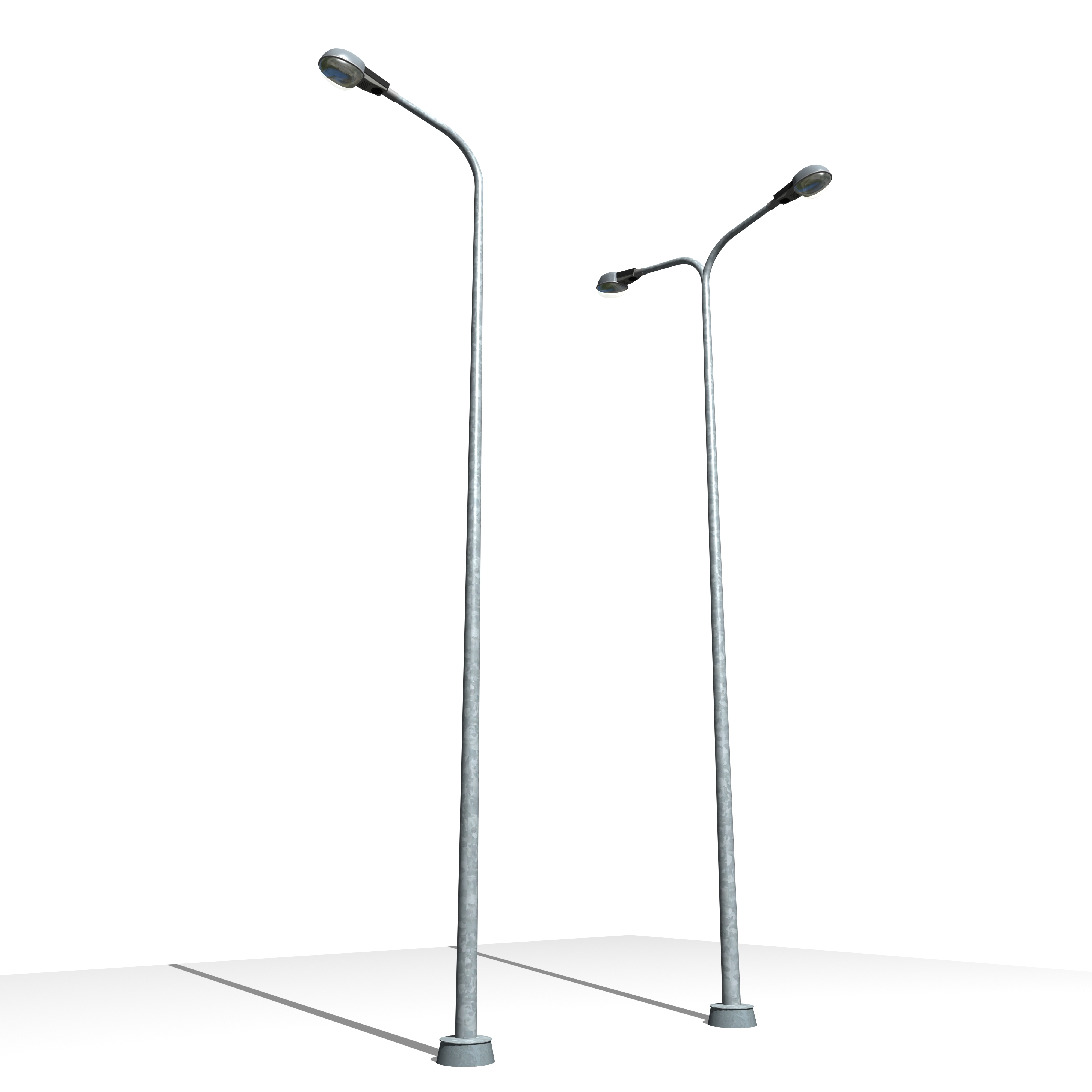 3d model of streetlamp street