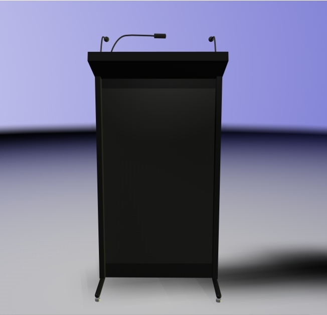 lectrumette lectern 3d model