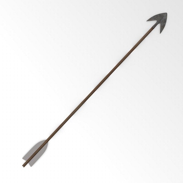 bow arrow 3d dxf