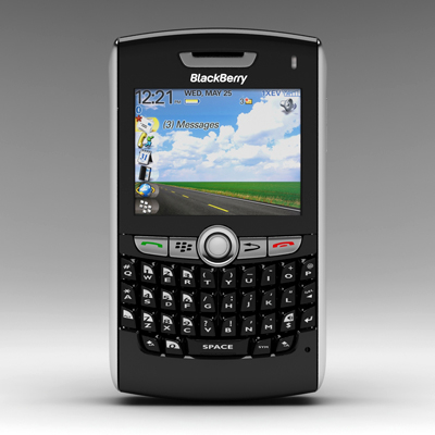 blackberry 8800 8830 3d model