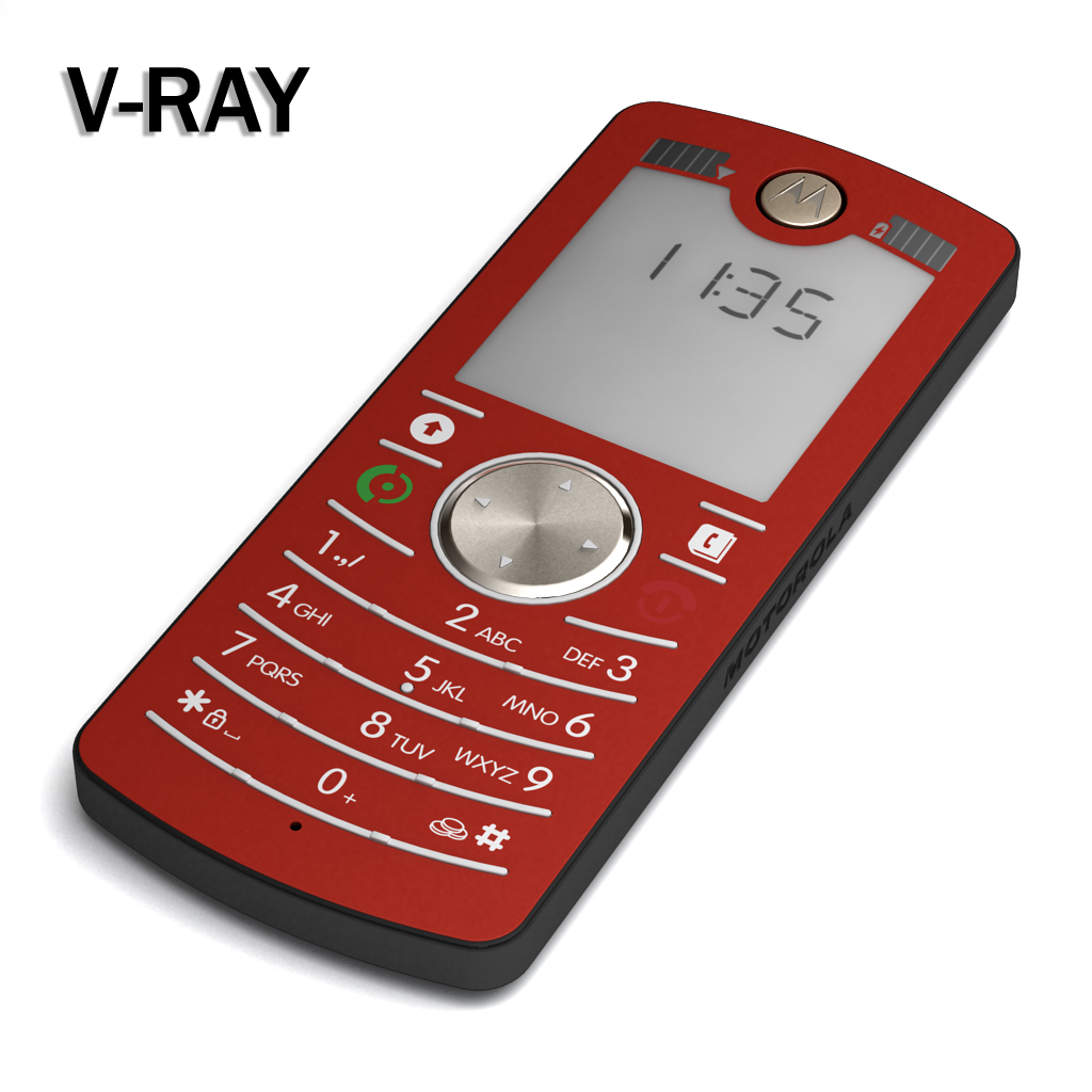 3d model motorola f3 cell phone