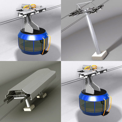 3D Cablewagon Models | TurboSquid