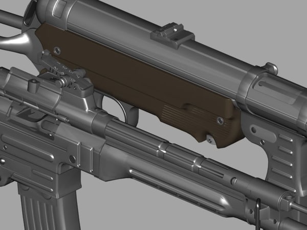 mp44 44 carbine mp40 3d model