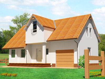 complete individual house 3d model