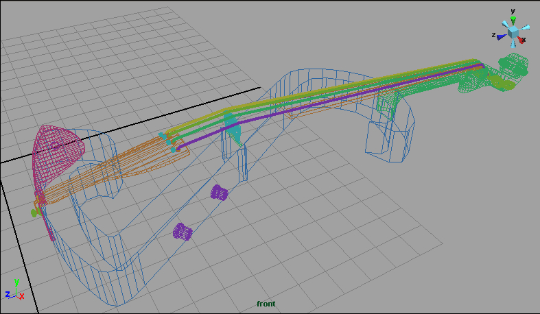 3d model of shar electric violin outfit