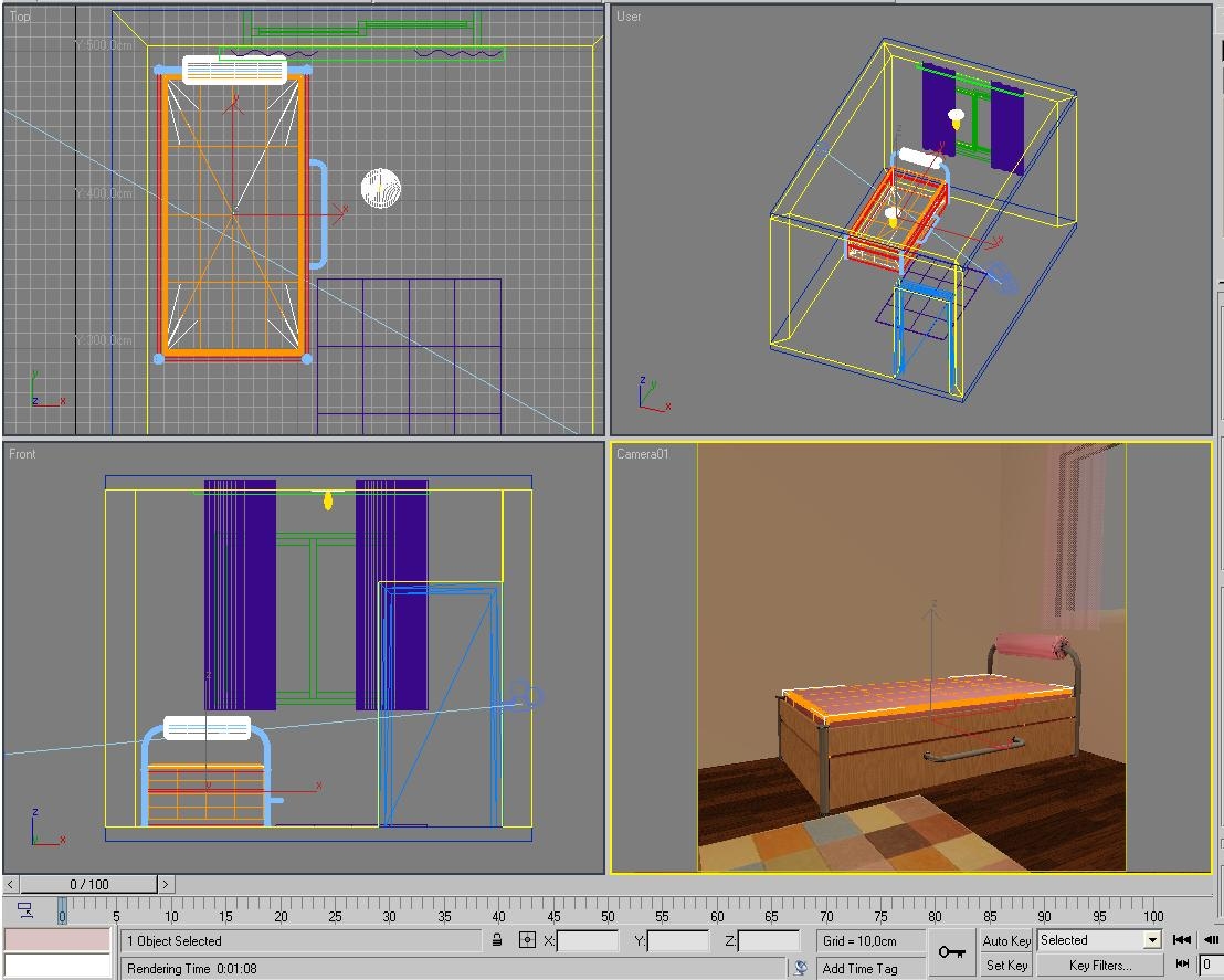 dwg bed bedroom teenage