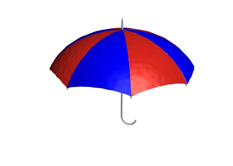 free umbrella 3d model