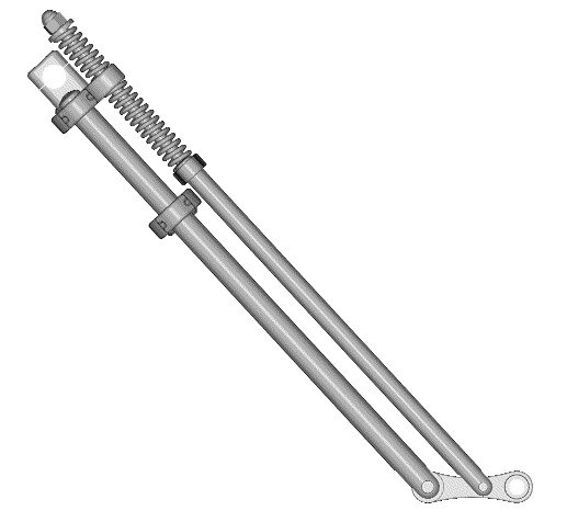 motorcycle springer fork 3d model