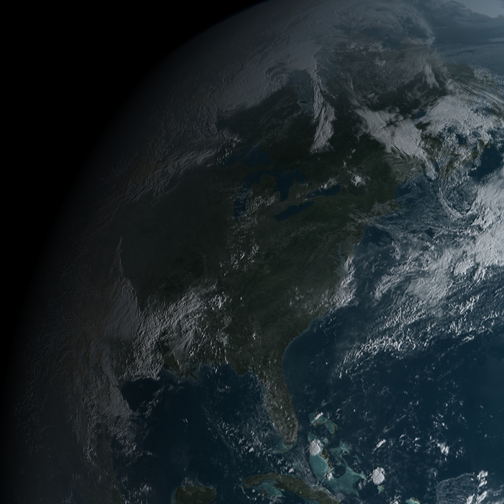 earth cloud 3d model