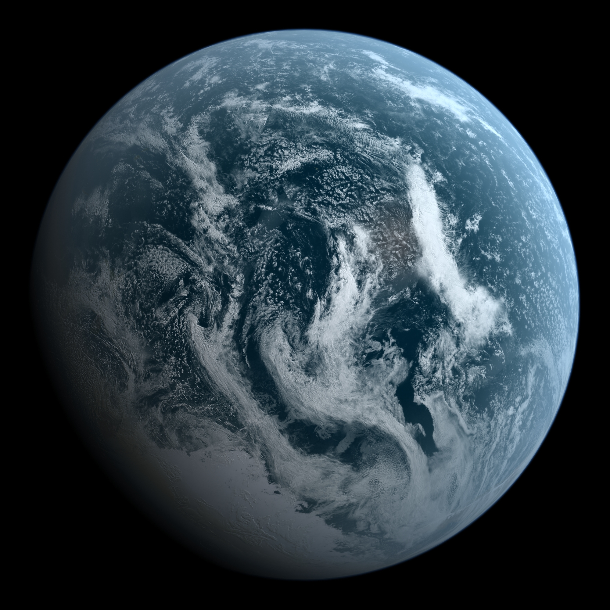 earth cloud 3d model