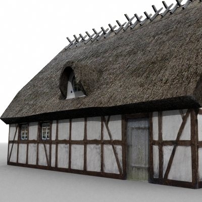 medieval building 3d 3ds