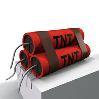 sticks dynamite explosive 3d max