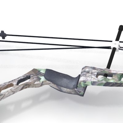 compound bow 3d model