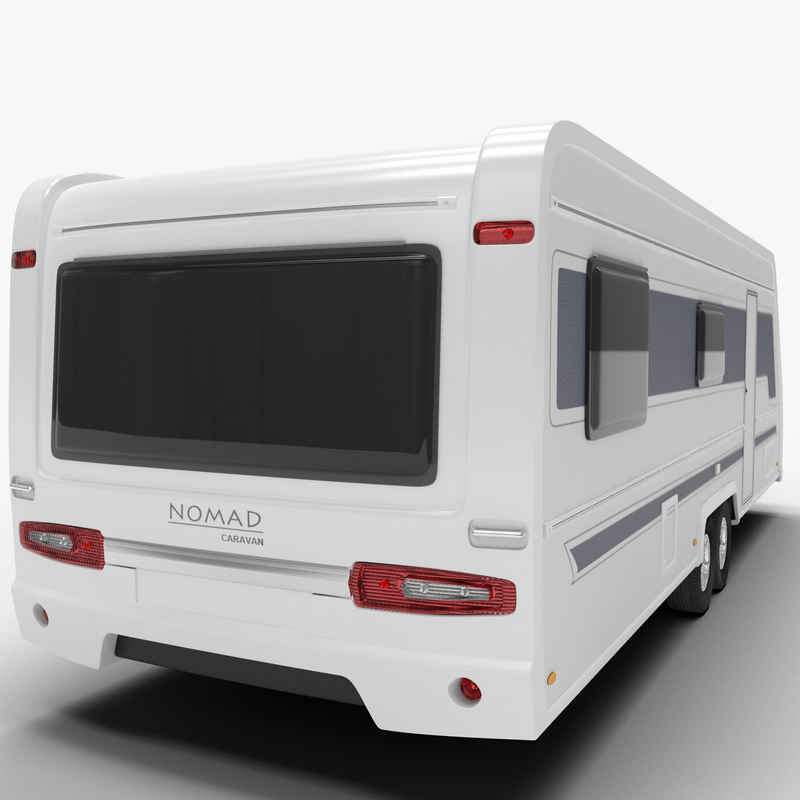 caravan van 3d model
