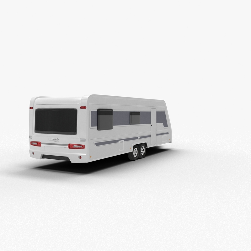 caravan van 3d model